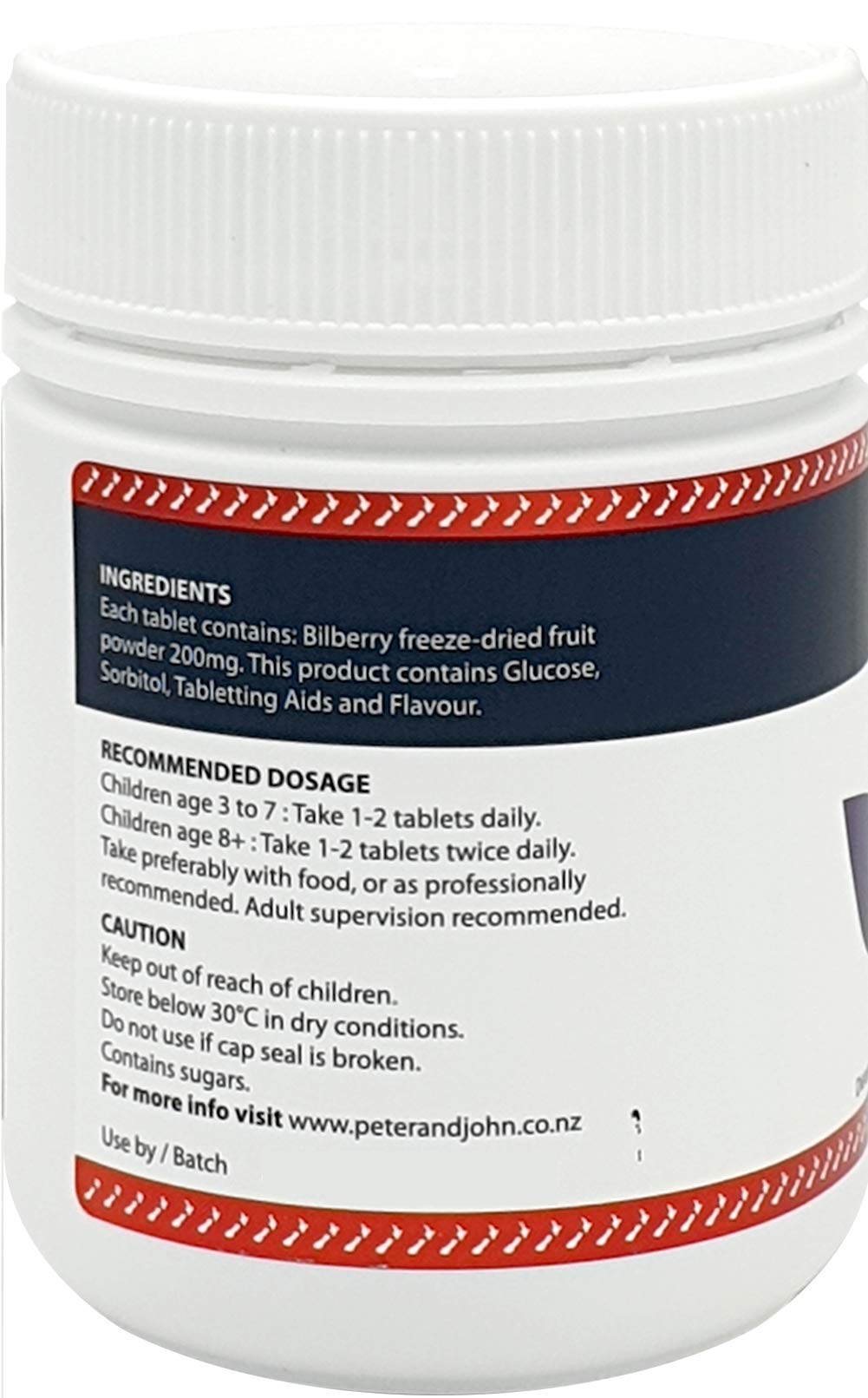 children's vision support with bilberry