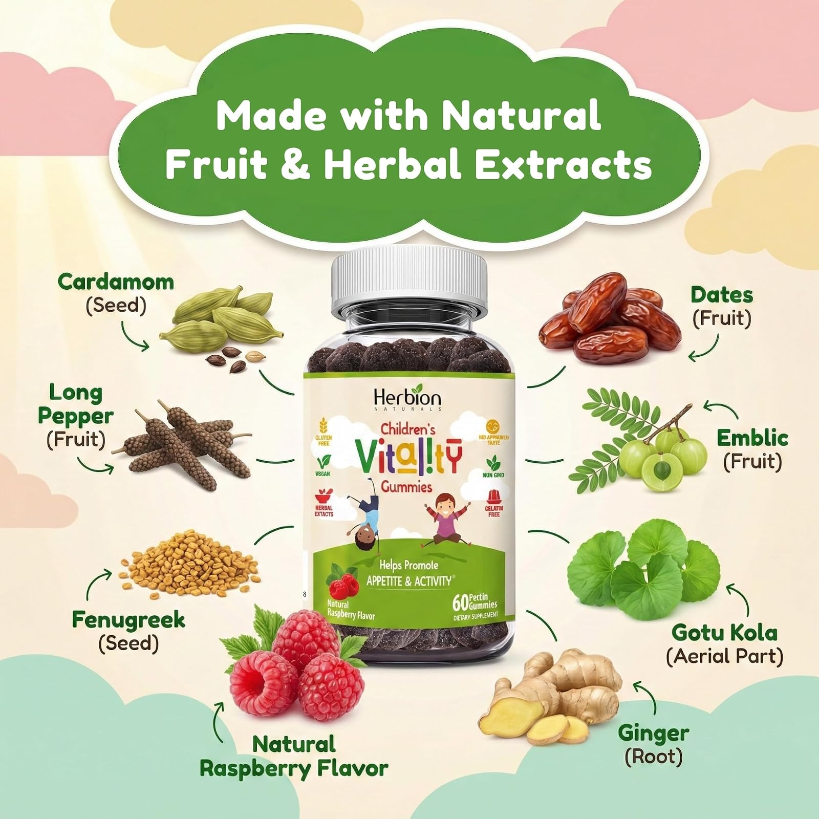 children's vitality gummies with vitamins