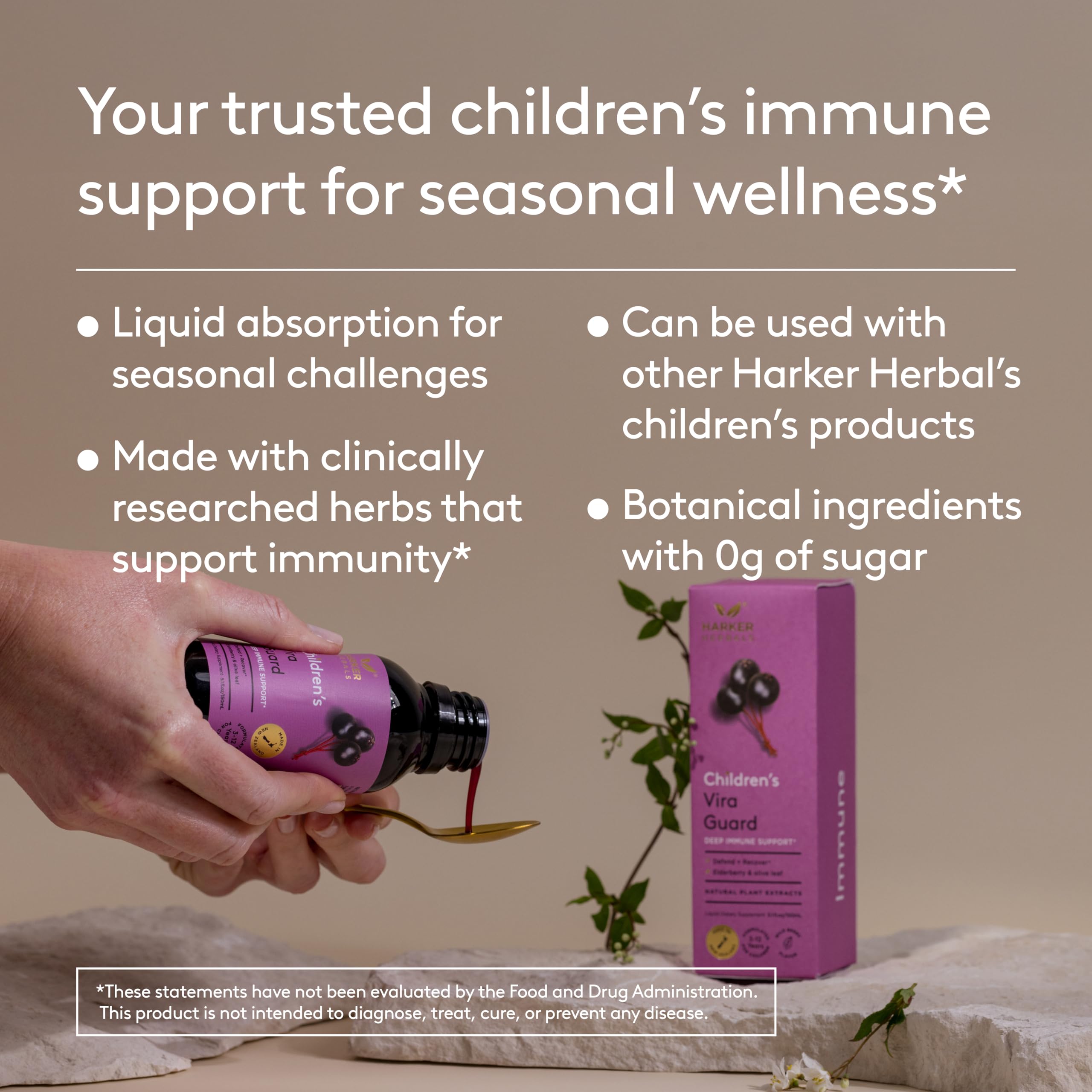 children's wellness syrup with elderberry