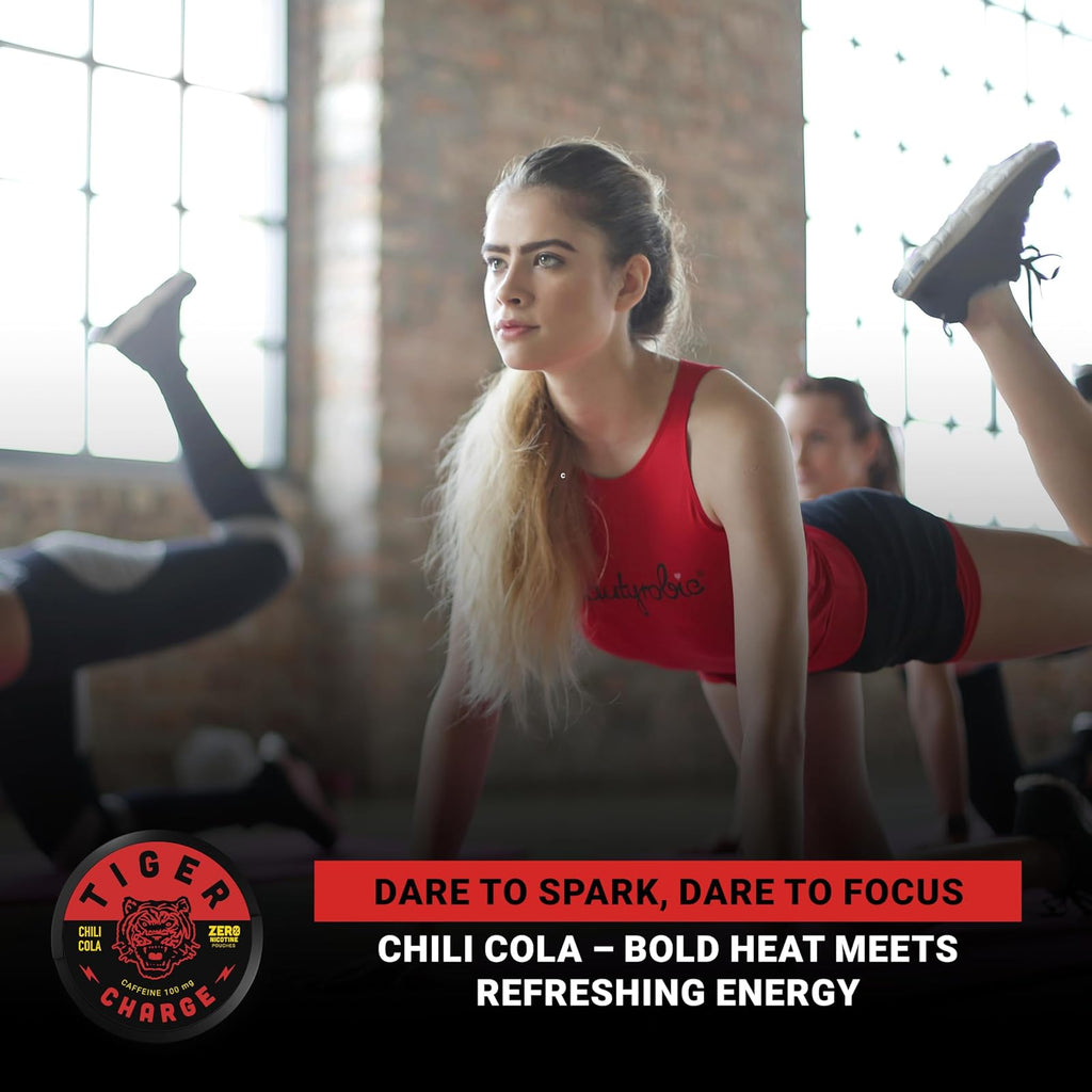 Chili cola flavour energy pouches