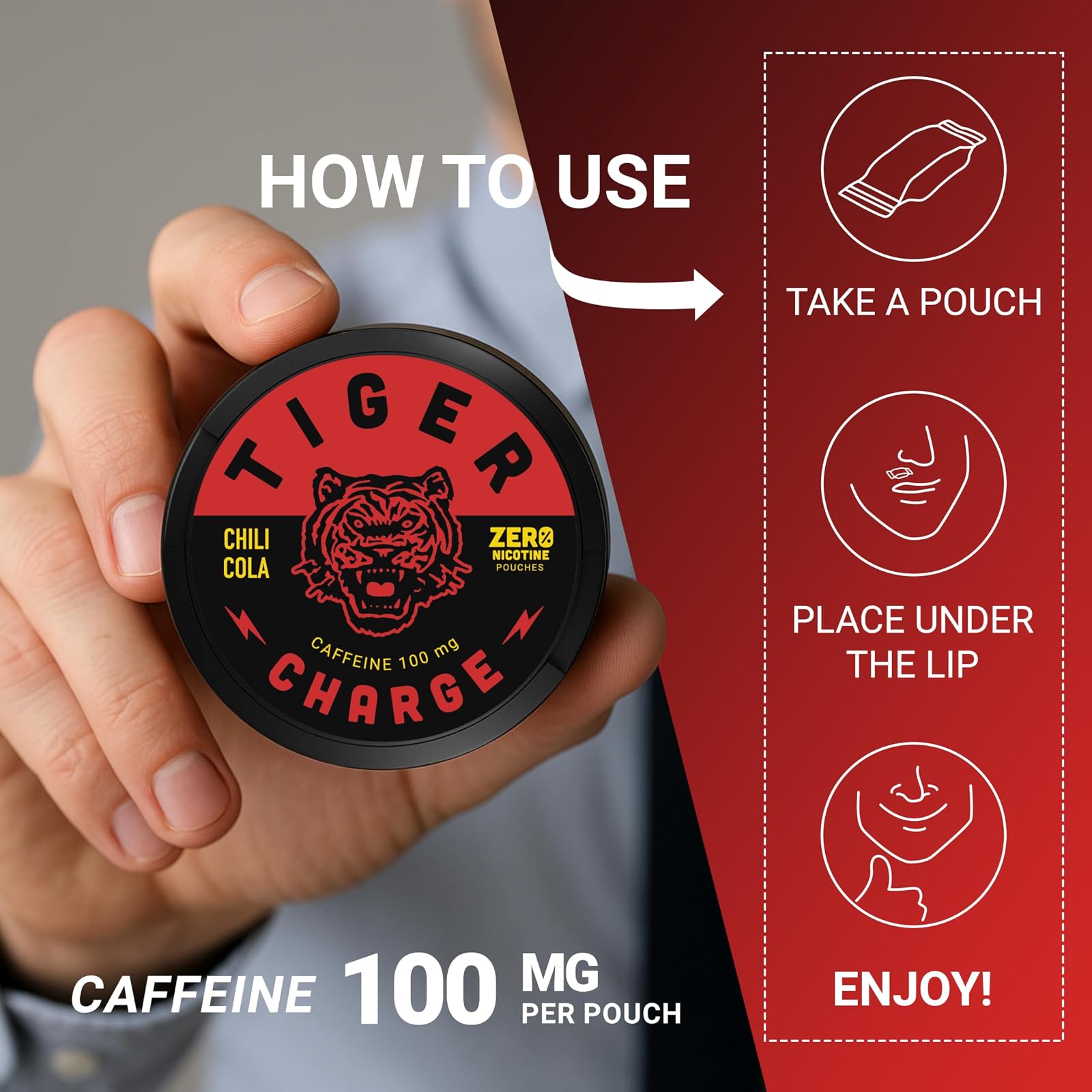 Chili cola pouches for quick energy