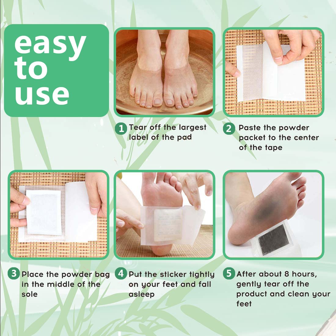 Chillax ginger foot detox pads