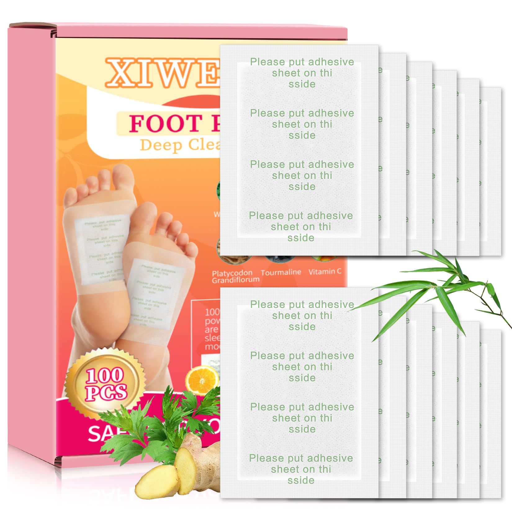 Chillax ginger foot pads for detox