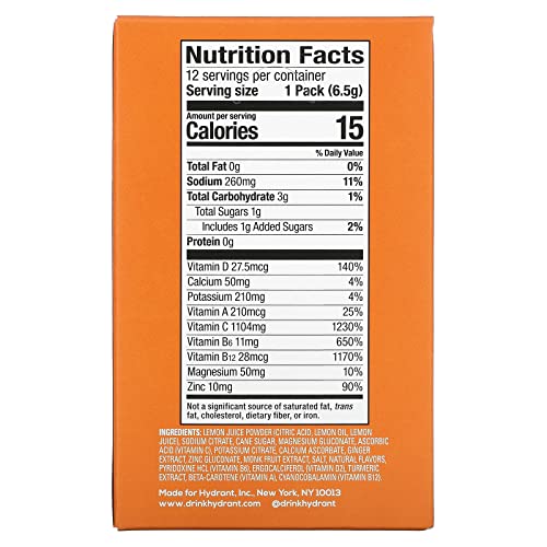 Chillax ginger hydration in a pack