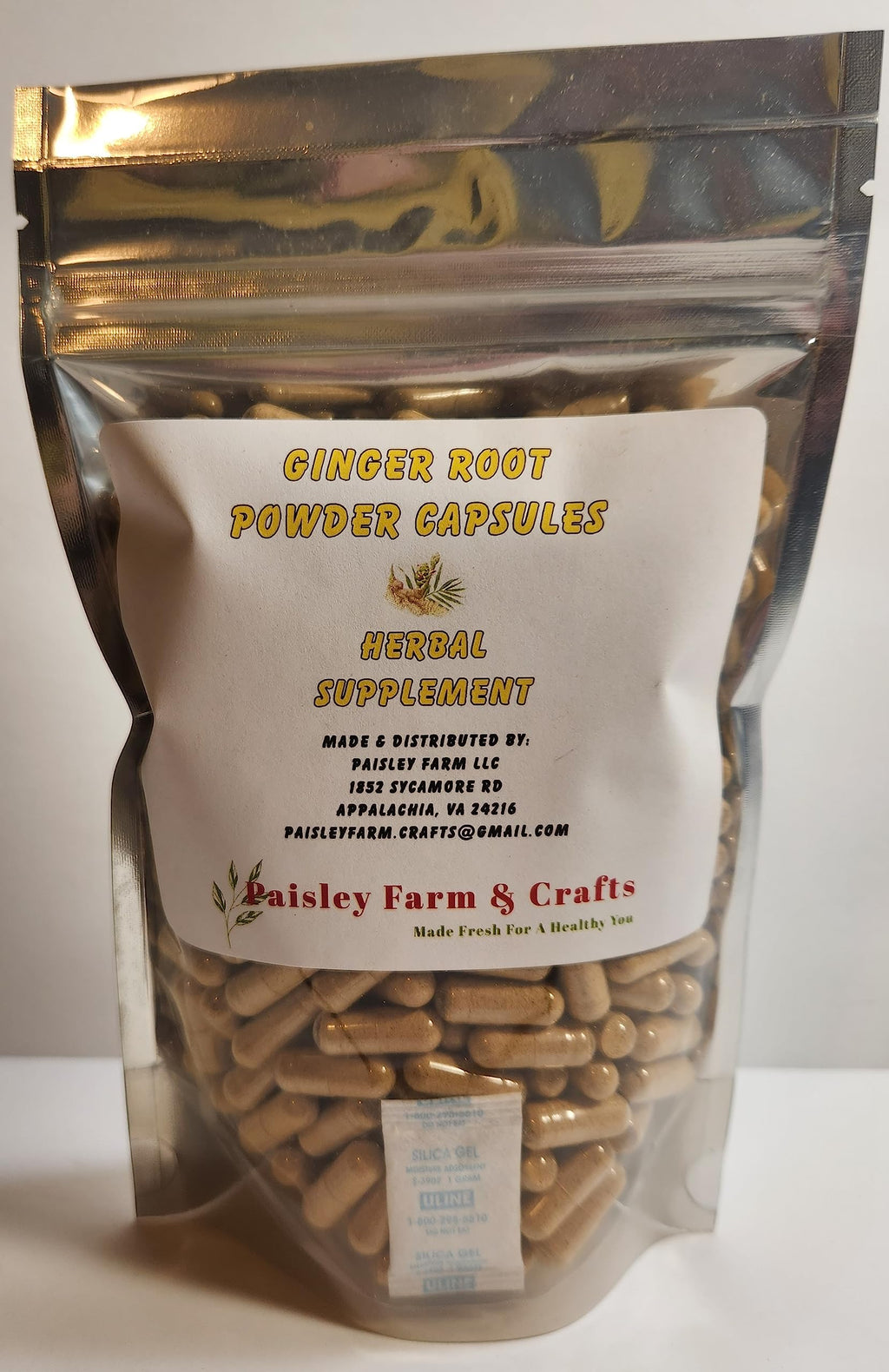 Chillax ginger root capsules value pack