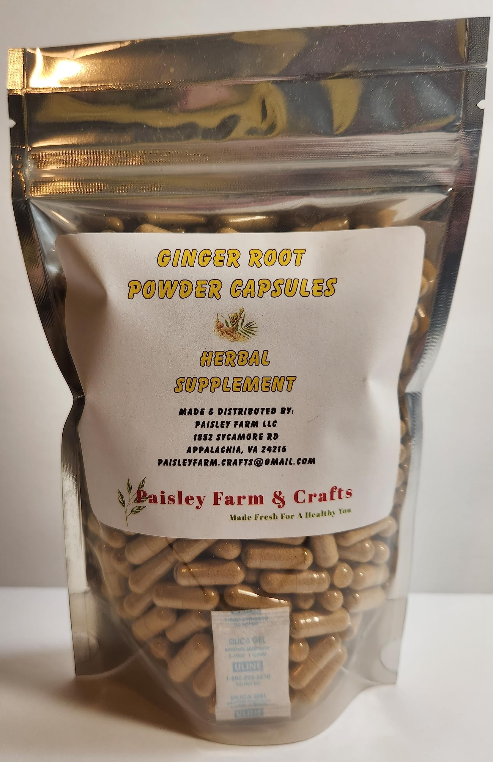 Chillax ginger root capsules value pack