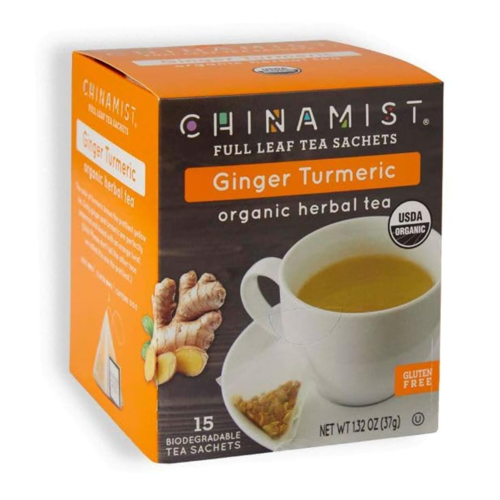 China Mist ginger turmeric herbal tea