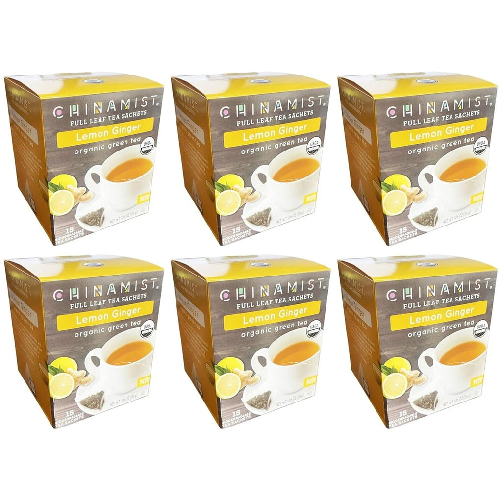 China Mist organic green tea sachets