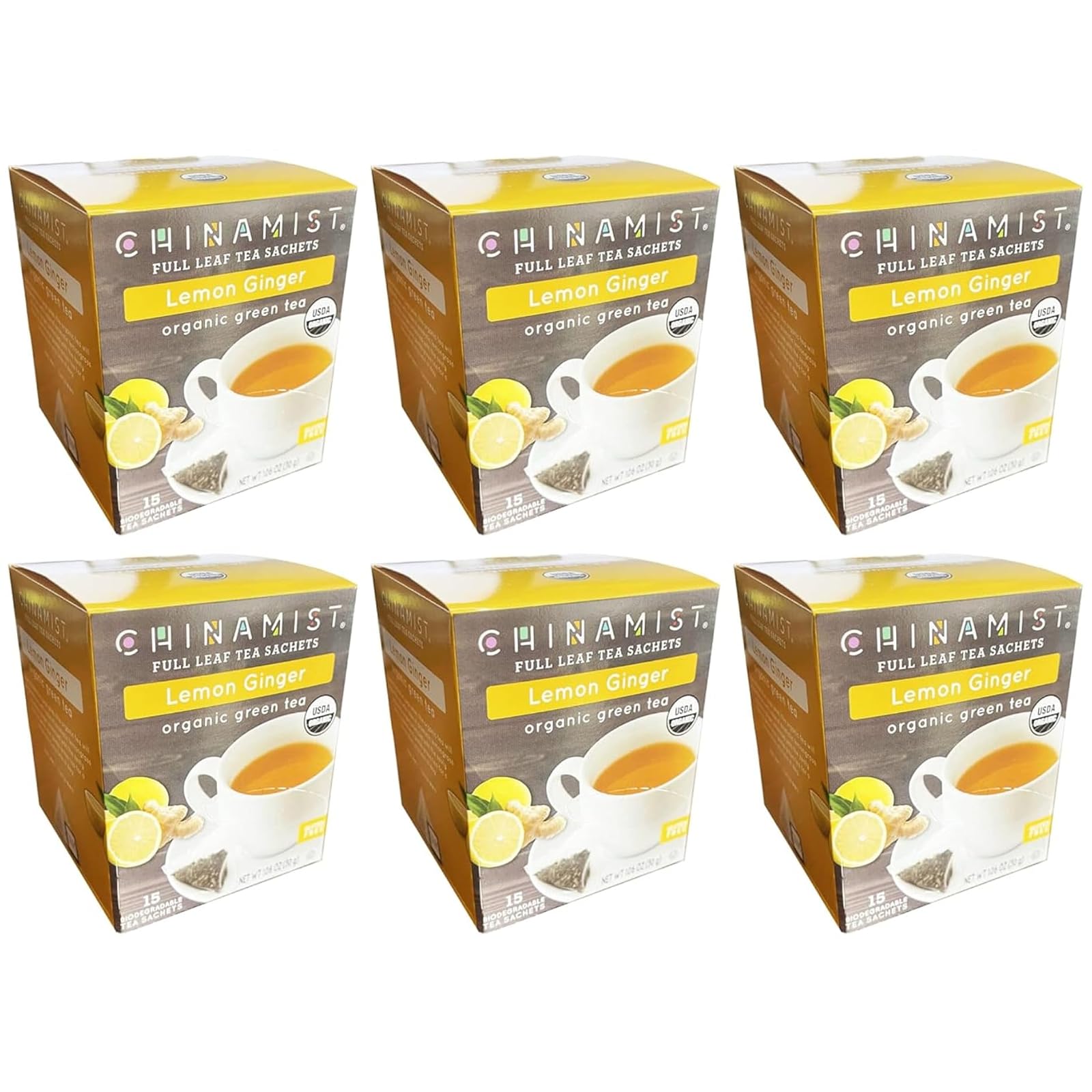 China Mist organic green tea sachets