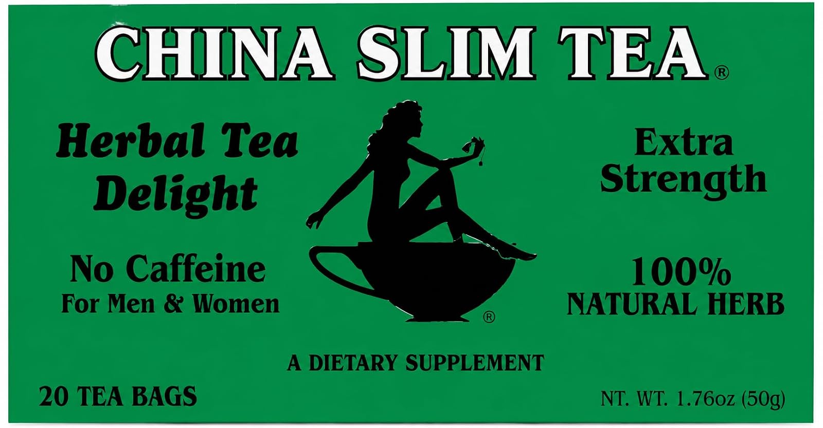 China Slim Tea Extra Strength herbal tea bags