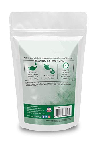Chinese green tea pyramid sachets