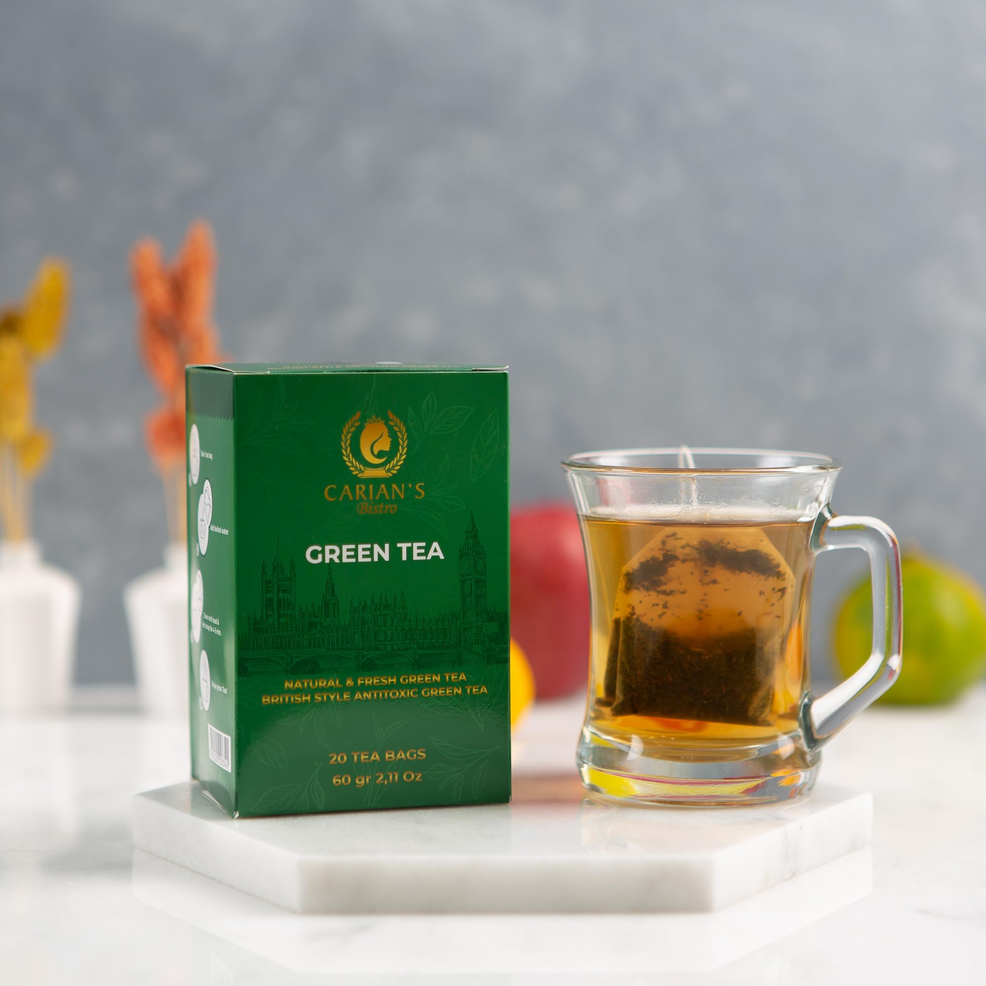 Chinese green tea with rich flavor