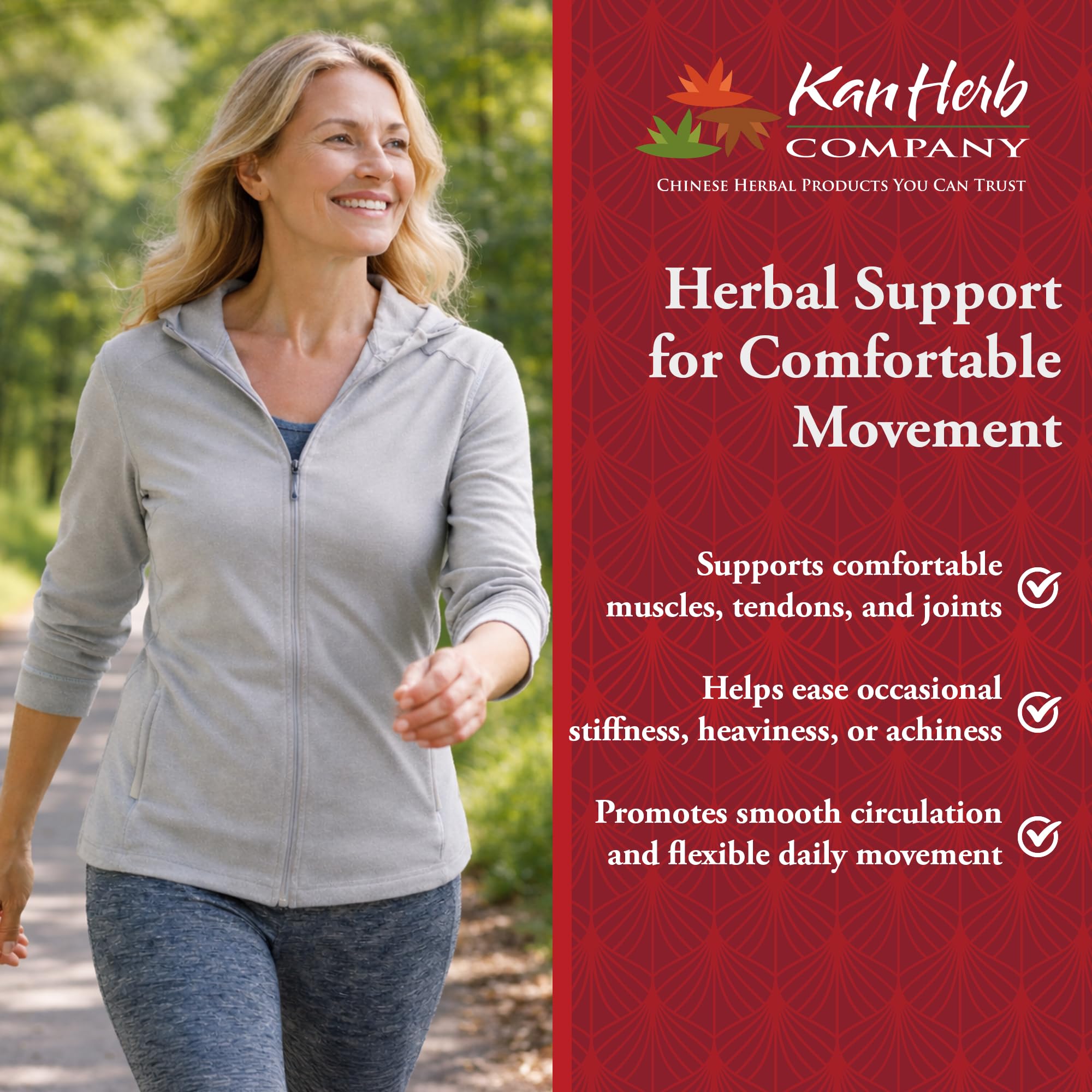 Chinese herbal blend for mobility