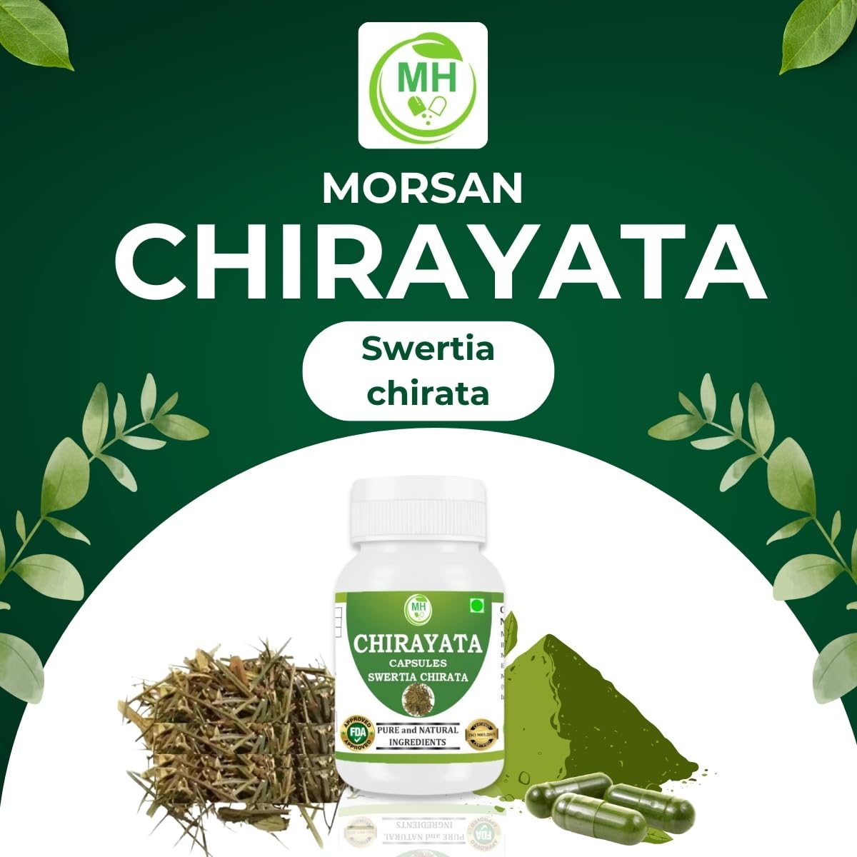 Chirayata capsules for enhanced immunity