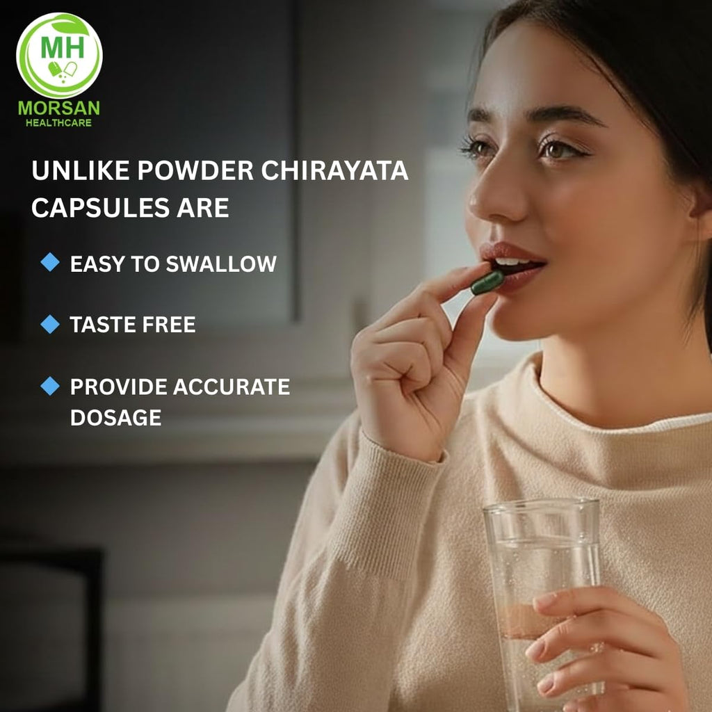 Chirayata capsules for skin health