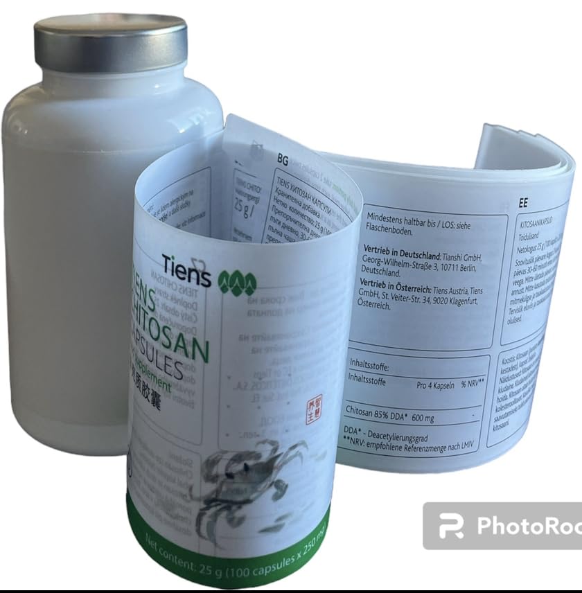 Chitosan supplements for healthy metabolism