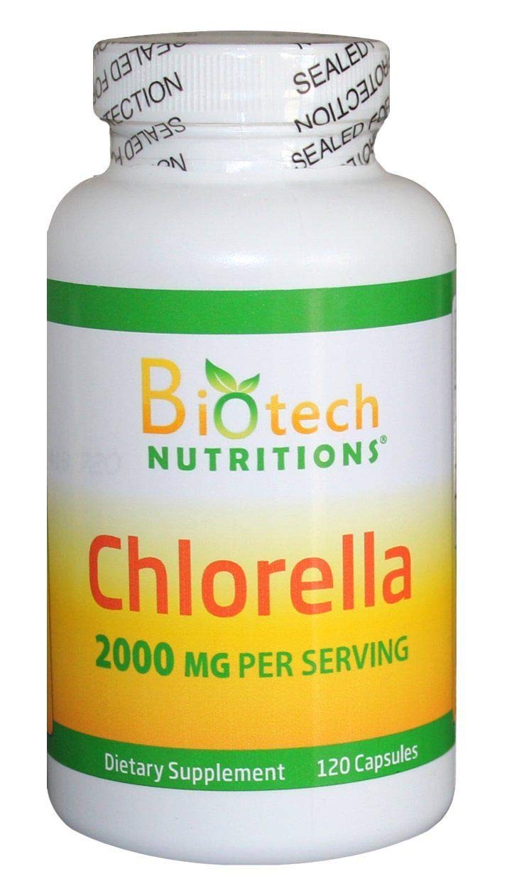 Chlorella 2000 mg vegetable capsules