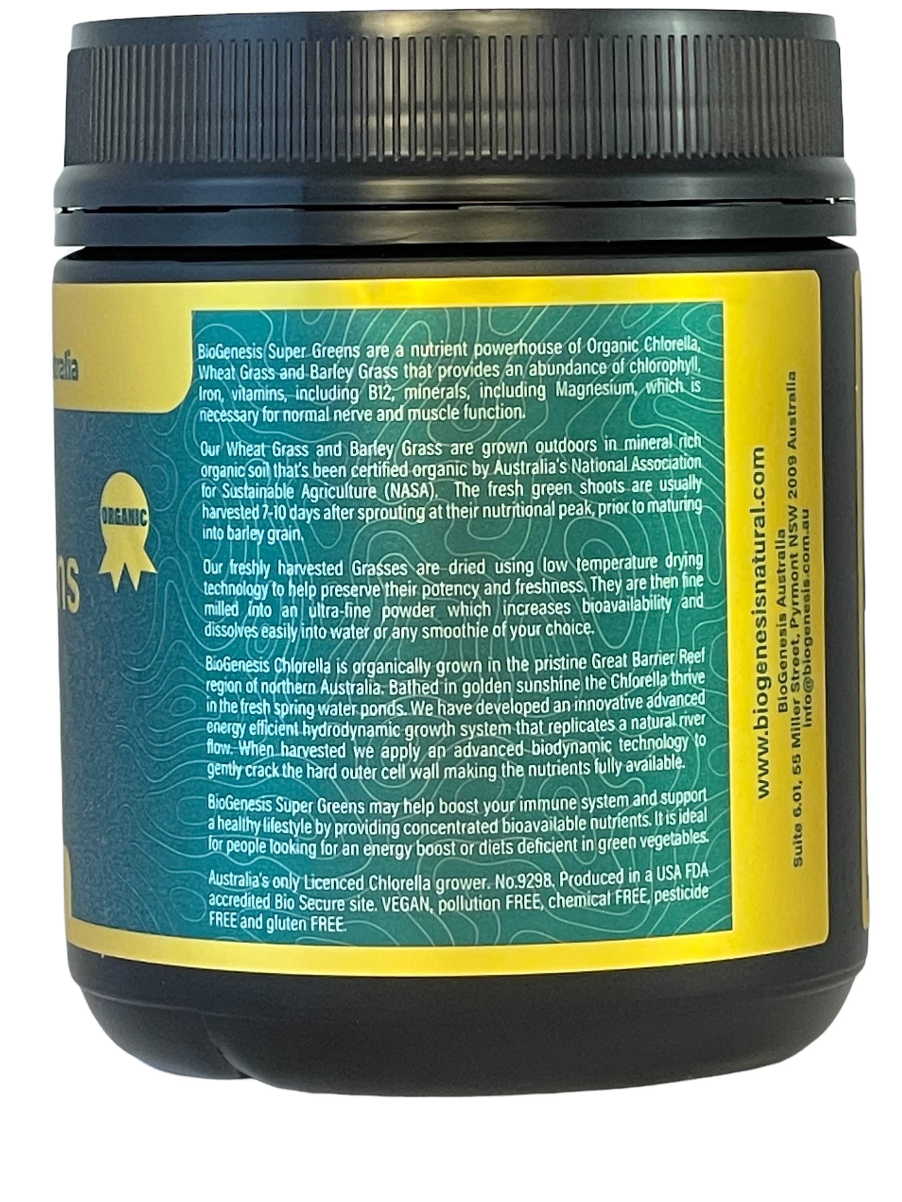 Chlorella and barley for vitality