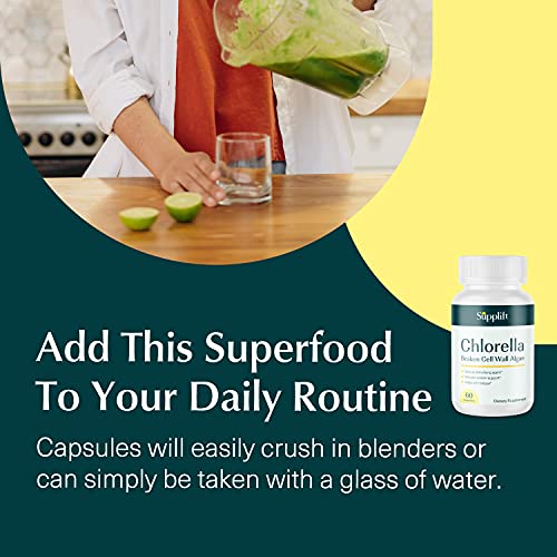 Chlorella and spirulina benefits combined