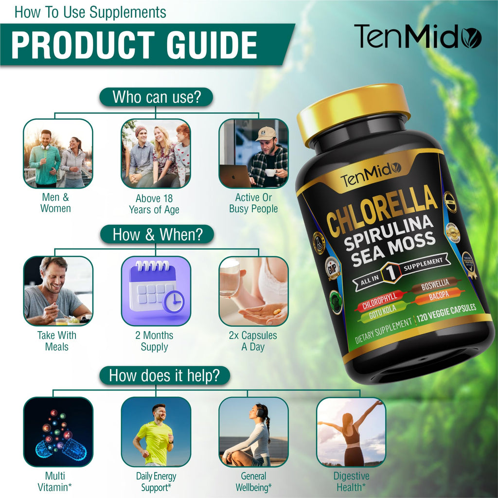 chlorella and spirulina benefits for fitness