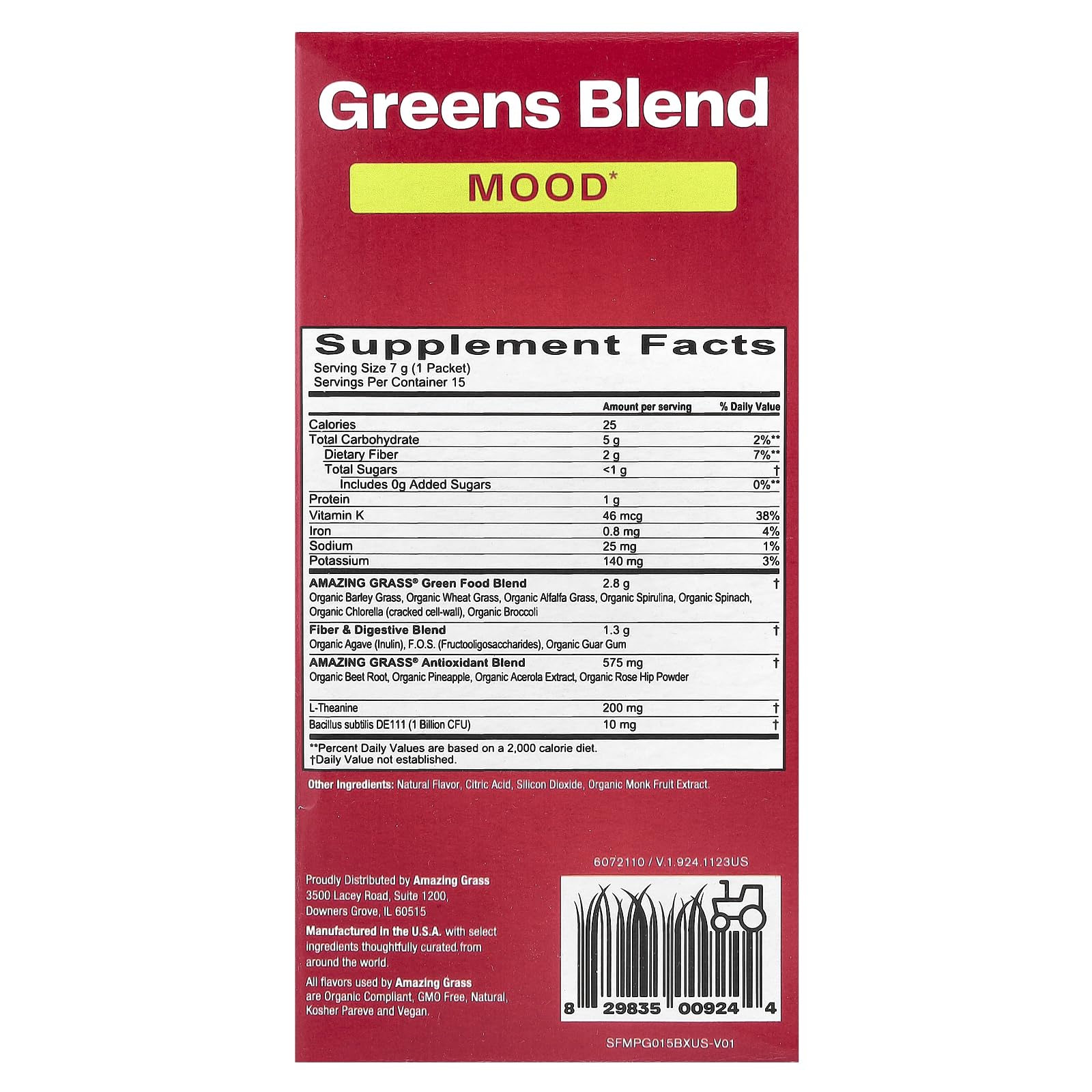 Chlorella and spirulina for enhanced mood