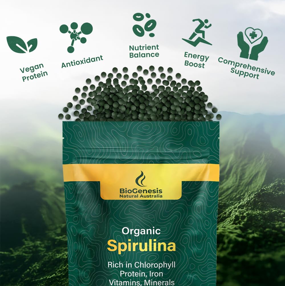Chlorella and spirulina health advantages