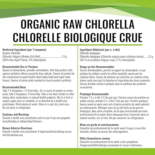 Chlorella benefits for energy boost