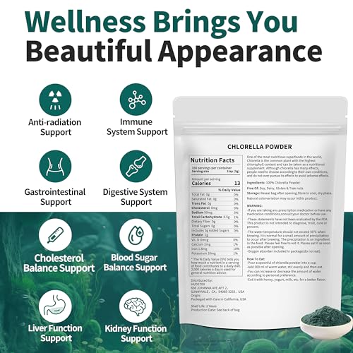 chlorella benefits for youthful vitality