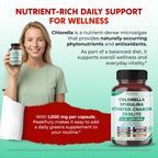Chlorella capsules for daily wellness