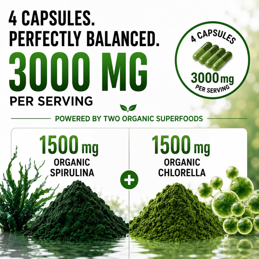 Chlorella capsules for immune support