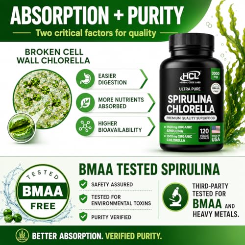 chlorella capsules made in Canada