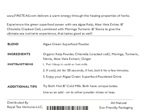 chlorella for smoothies and shakes