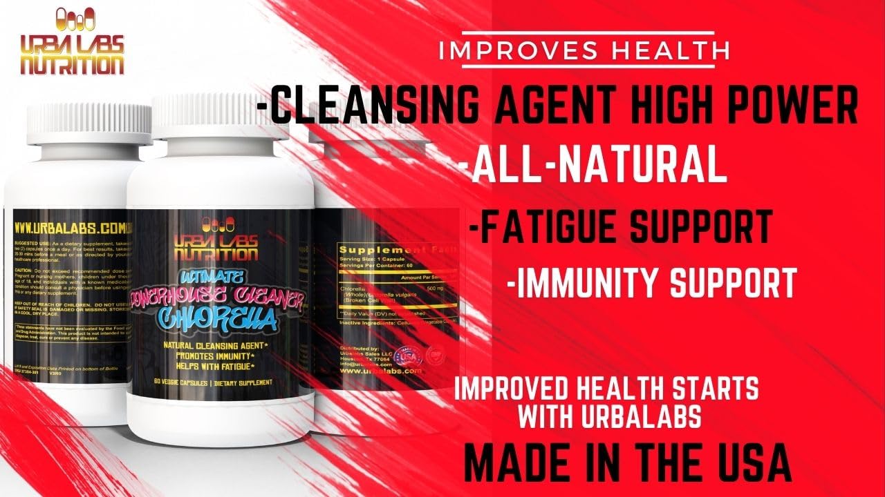 chlorella plant-based detox solution