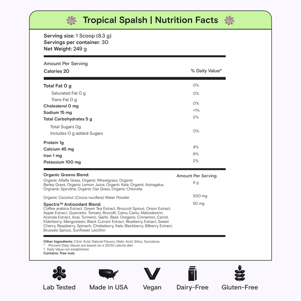 chlorella plant-based nutrition powder