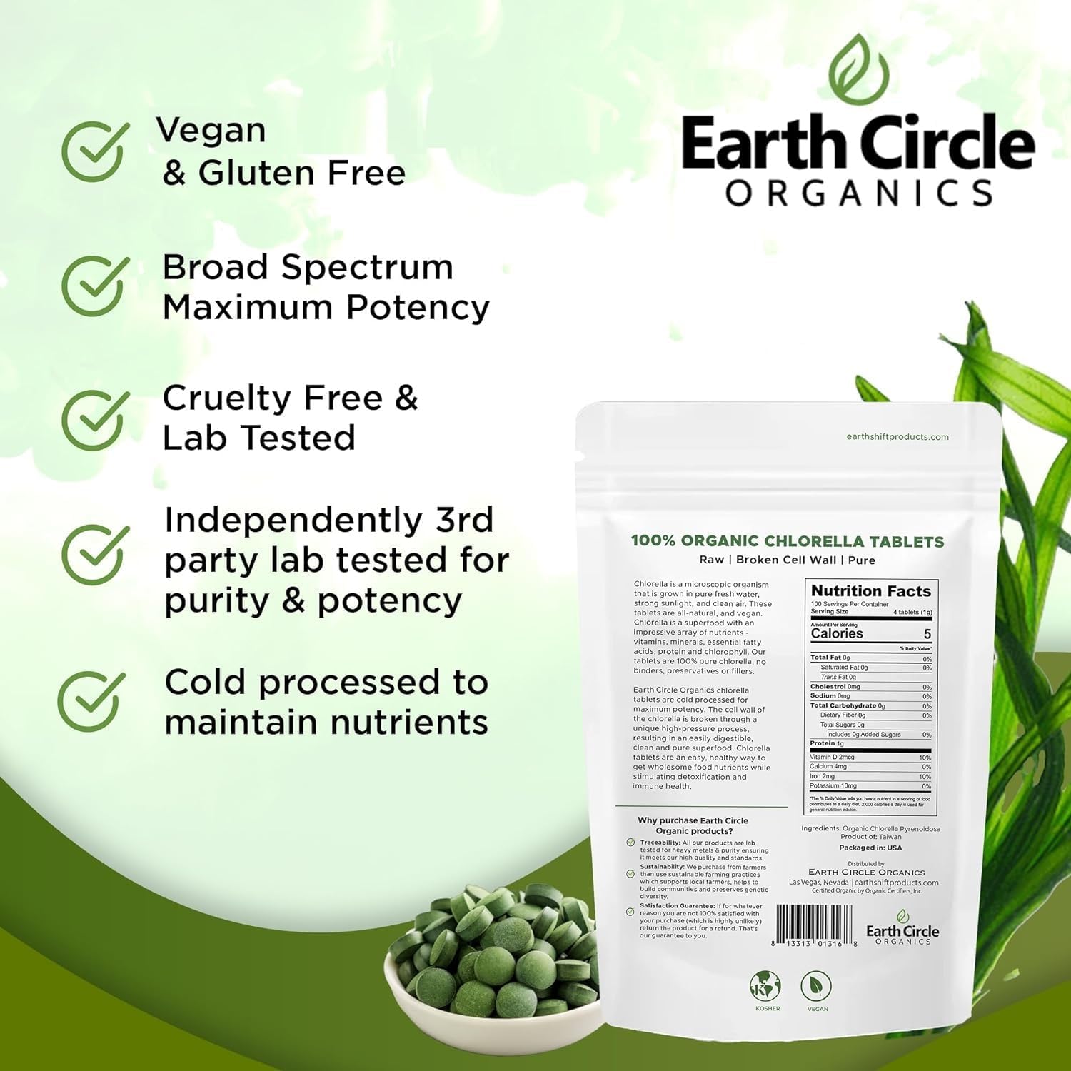 chlorella plant for sustainable living
