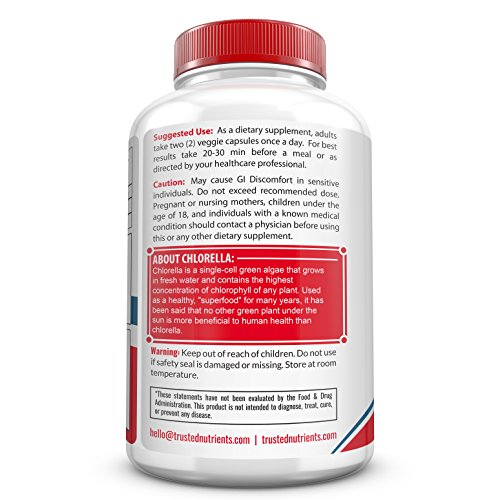 Chlorella powder alternative in capsule form