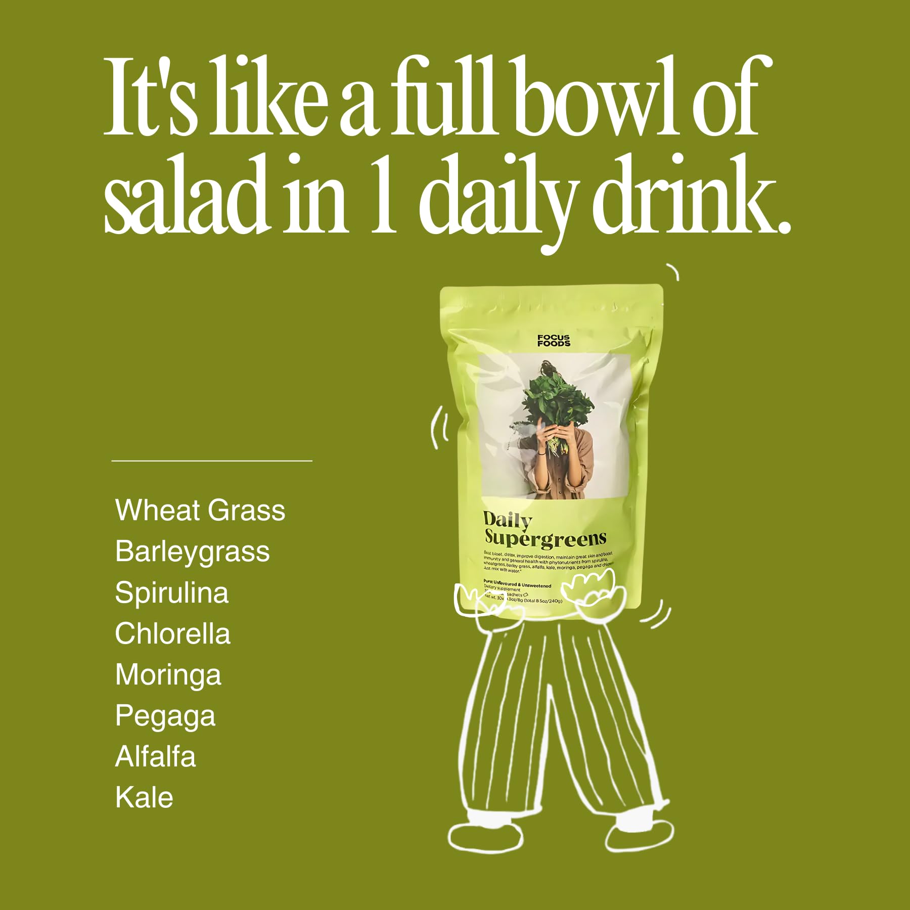 Chlorella powder for detox support