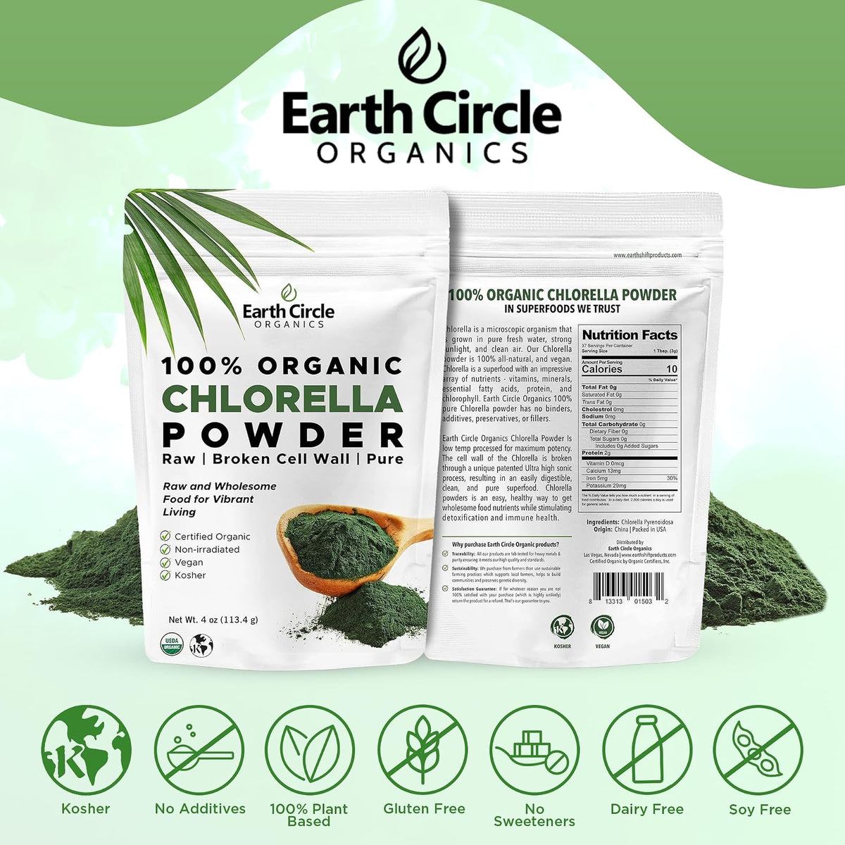 chlorella powder for immune support