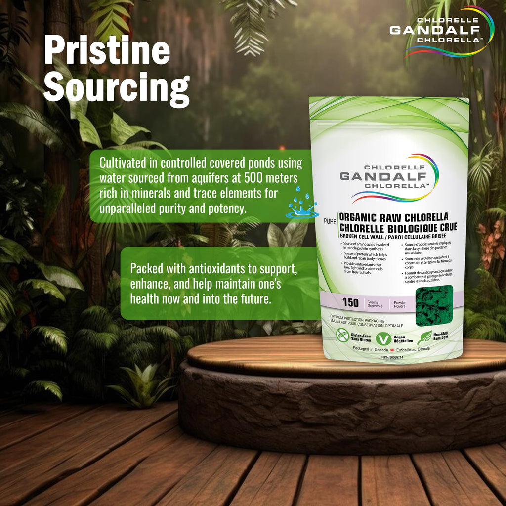 Chlorella powder for smoothies and shakes