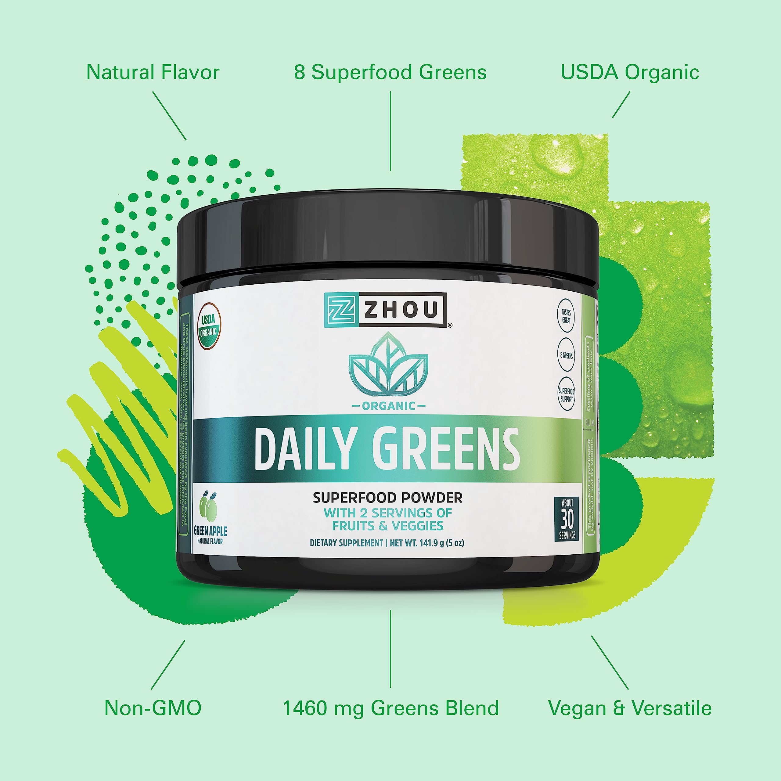 Chlorella powder for vibrant smoothies