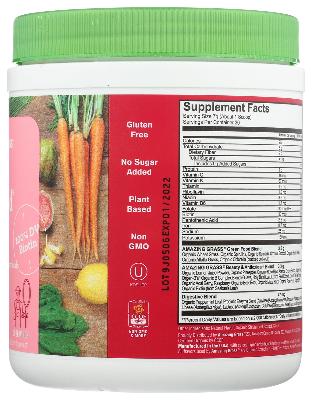 Chlorella powder with spirulina for vitality