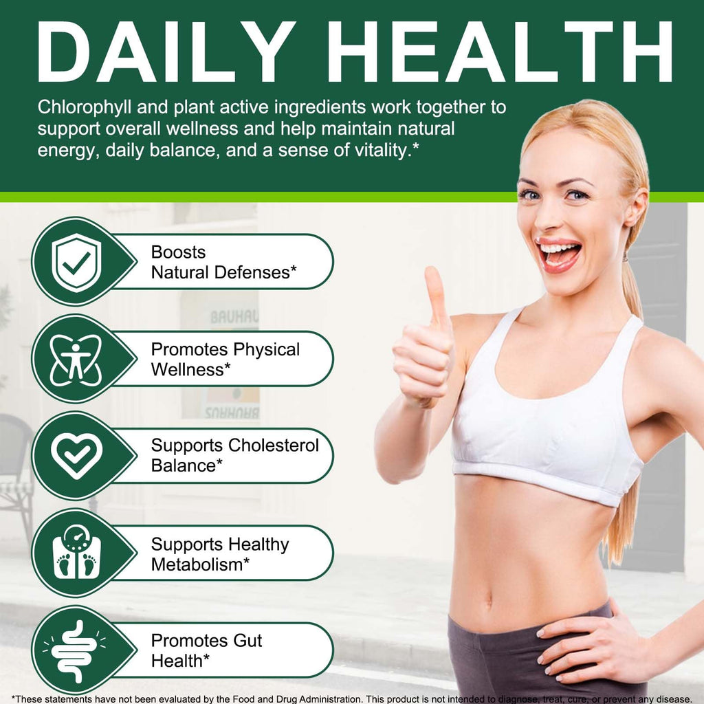 Chlorella softgels for daily nutrition