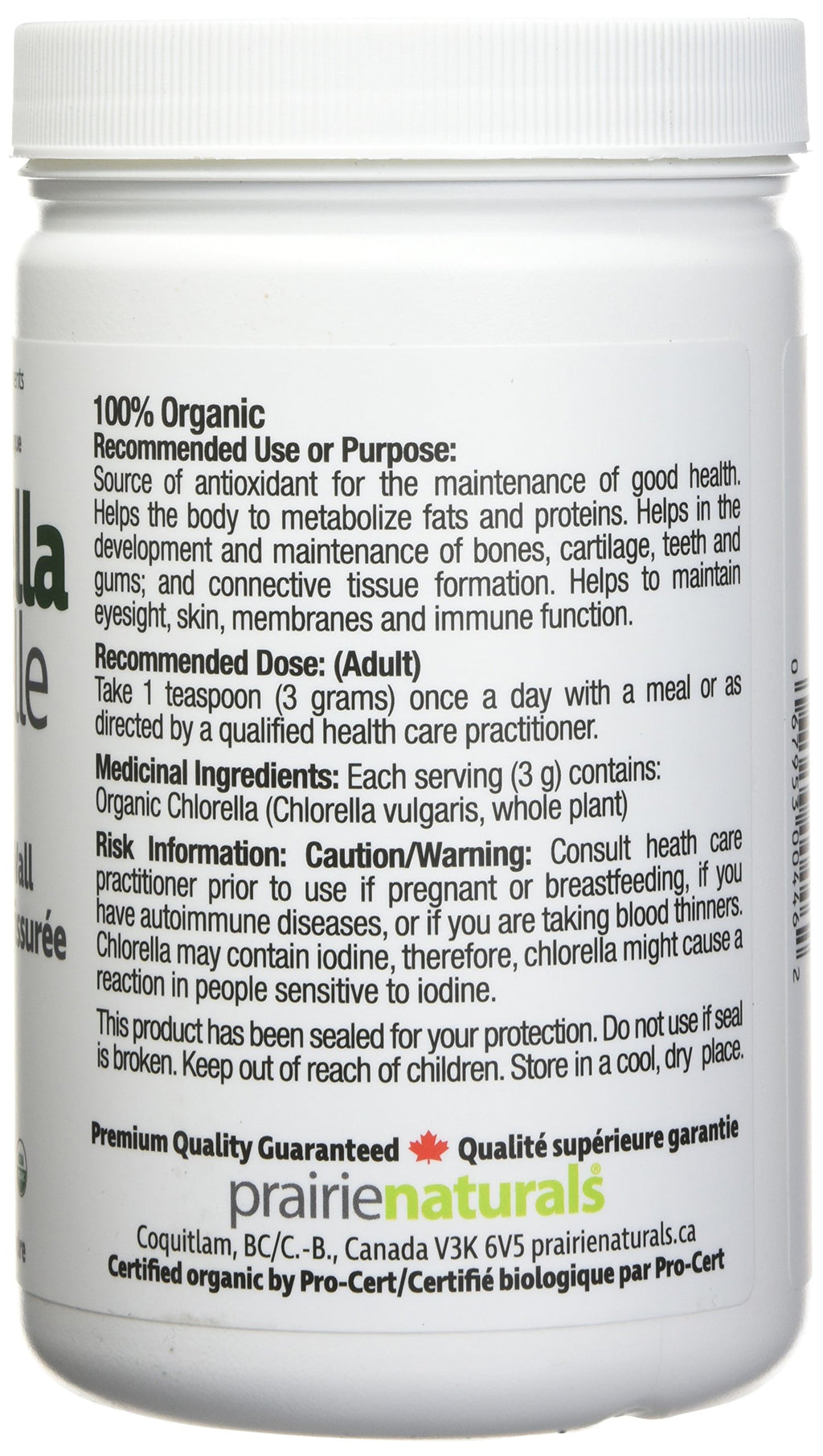 chlorella spirulina blend for energy