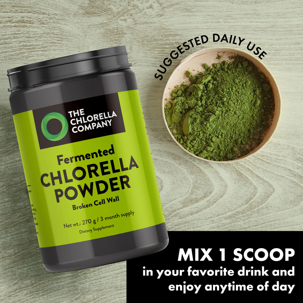 chlorella spirulina blend for energy