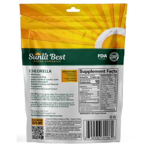 chlorella spirulina blend for health