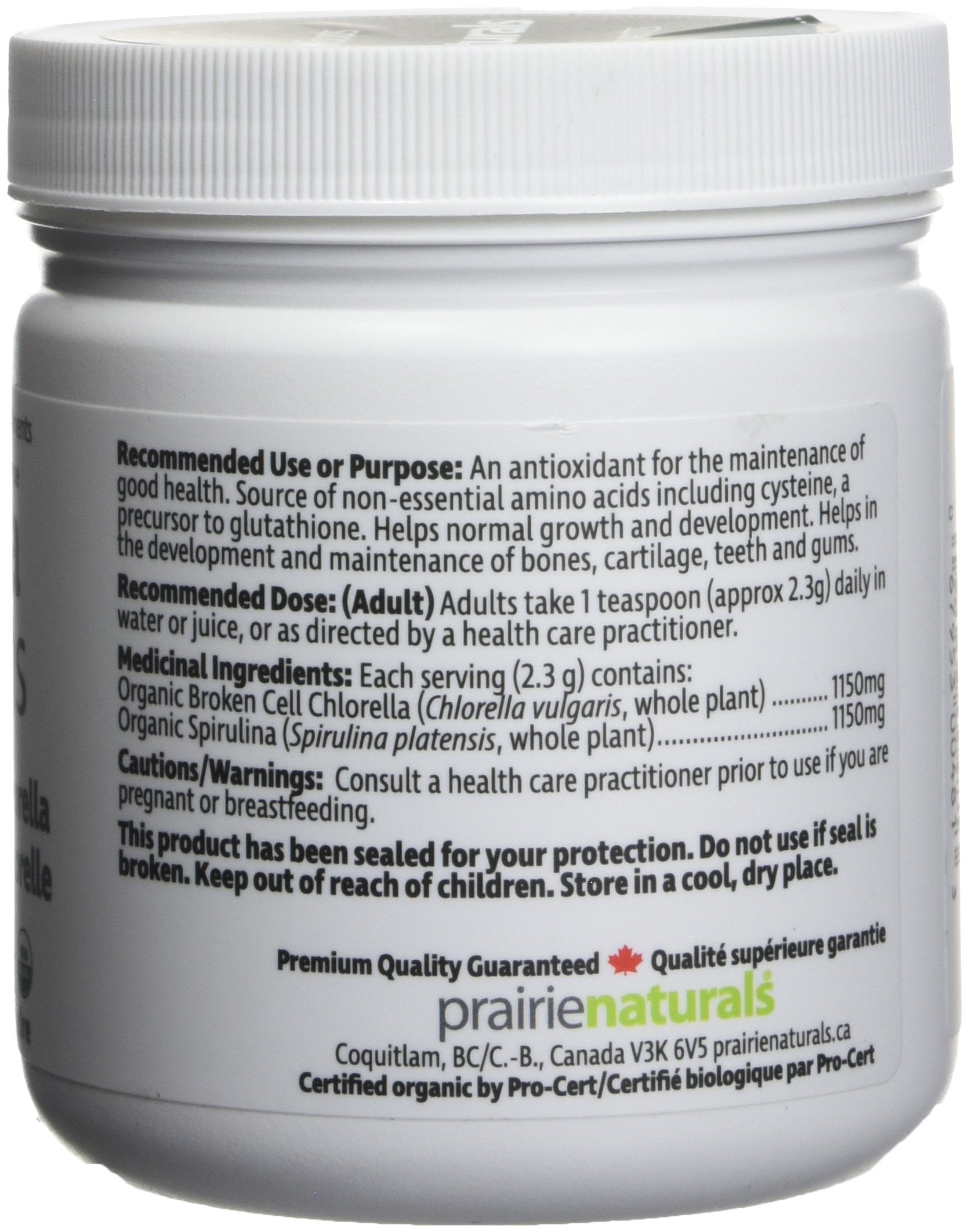 chlorella spirulina for detox support