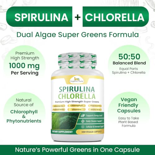 chlorella spirulina for energy boost