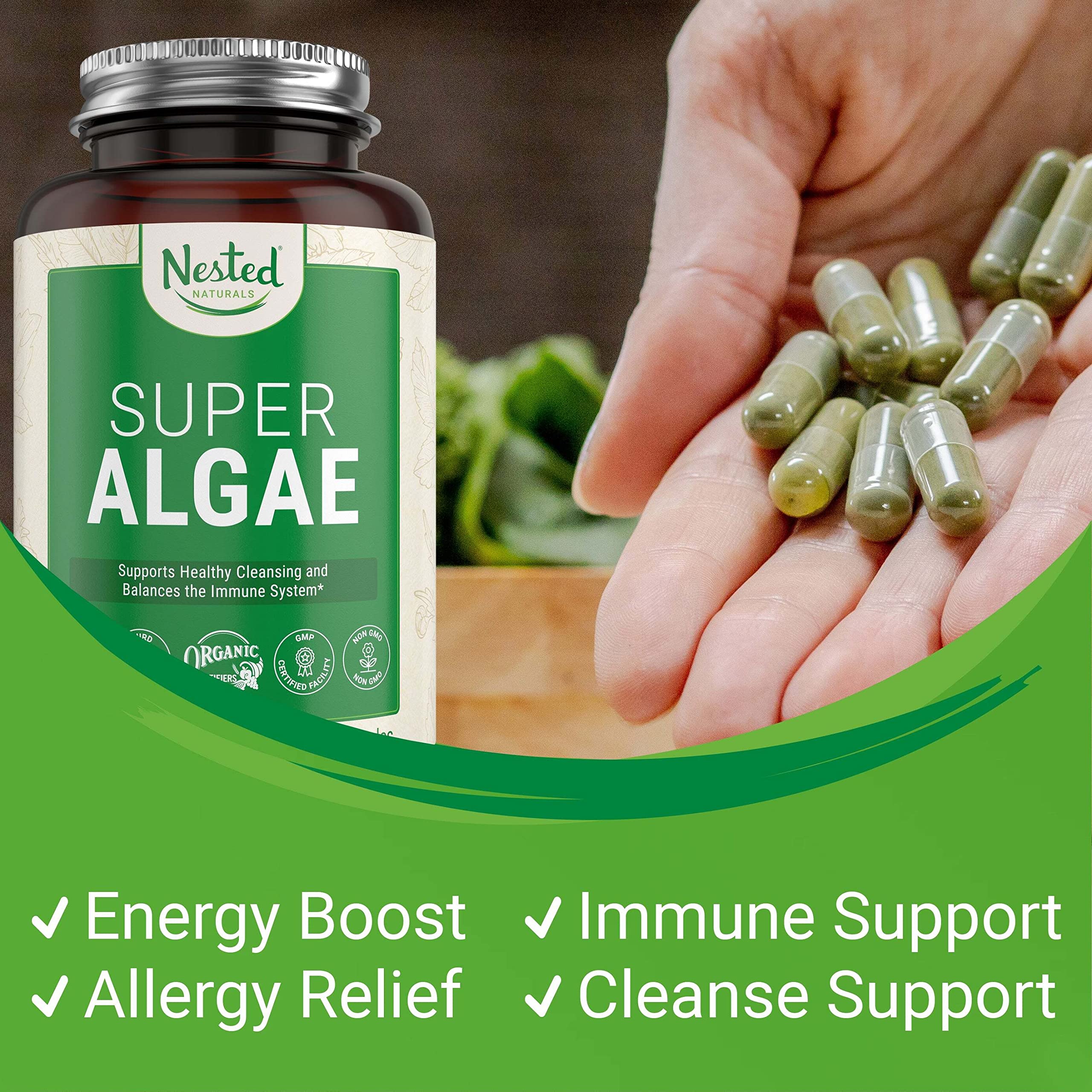 chlorella spirulina for enhanced nutrition