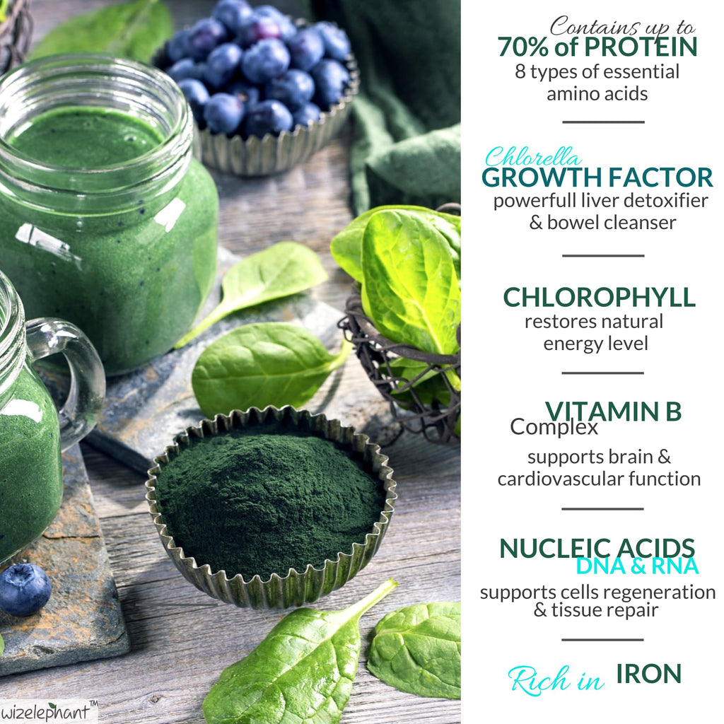 chlorella spirulina for overall wellness