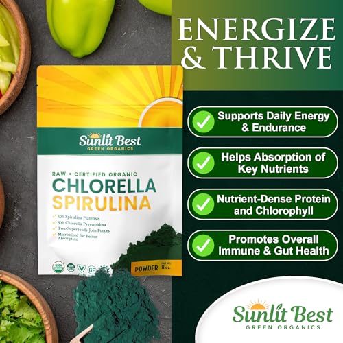 chlorella spirulina for plant-based protein